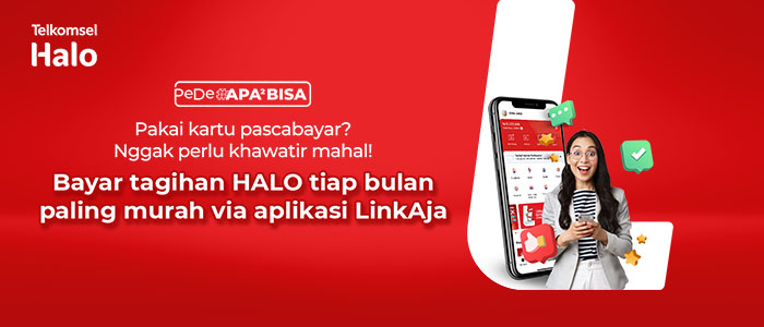 Bayar Telkomsel Halo Pakai LinkAja Lebih Murah