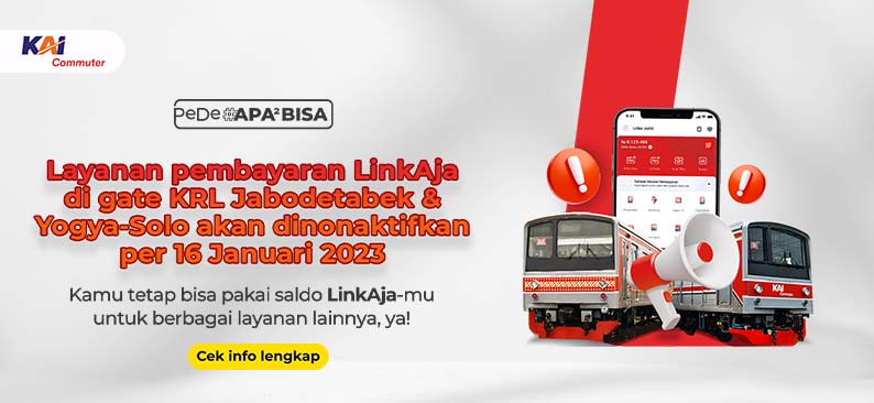 Penutupan Layanan LinkAja di Commuter Line