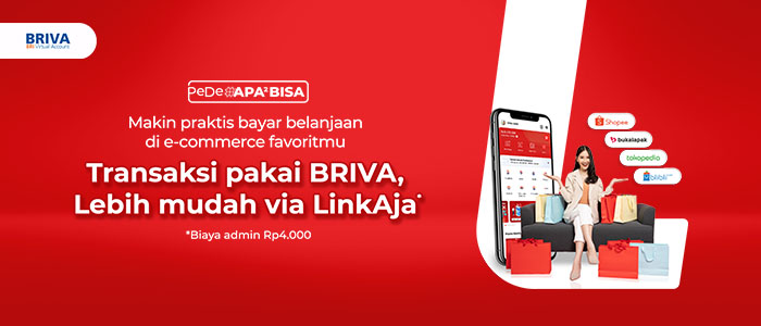 Transfer BRIVA Bisa Pake LinkAja!