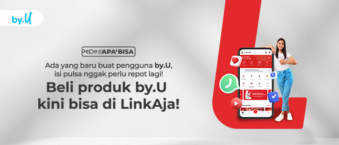 Cara Beli Pulsa by.U di LinkAja