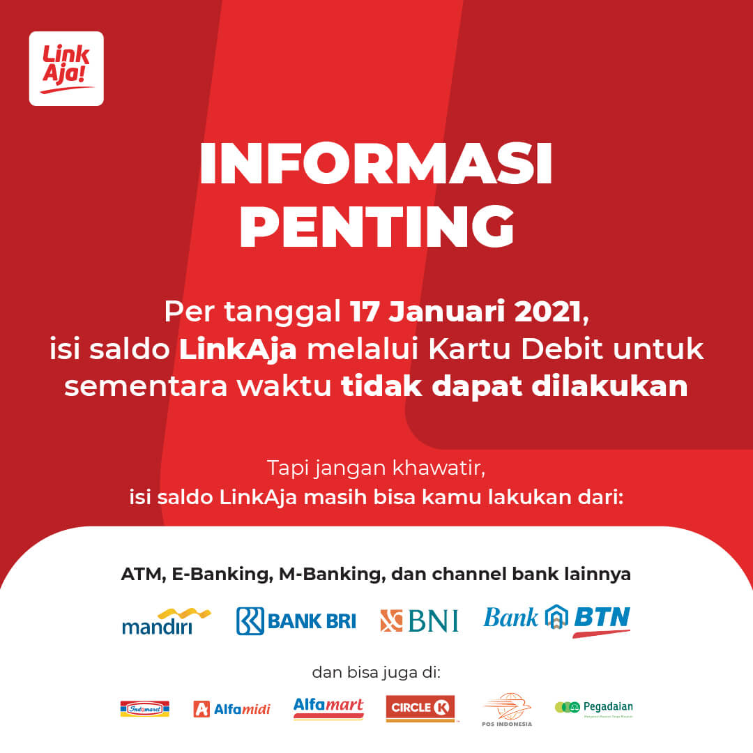Layanan Top Up Kartu Debit Ditutup Sementara