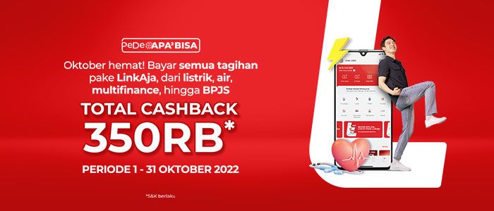 Promo Oktober Hemat! Total Cashback s.d. Rp350RB*
