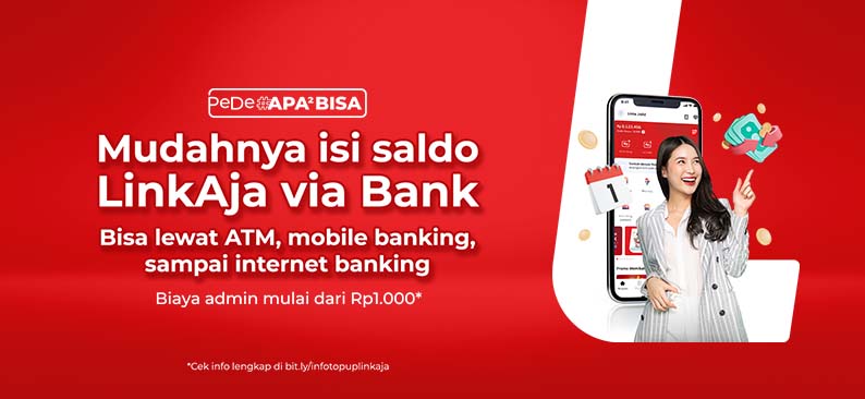 Mudahnya Top Up Saldo LinkAja via Bank! Bisa pakai ATM, M-Banking, dan ...